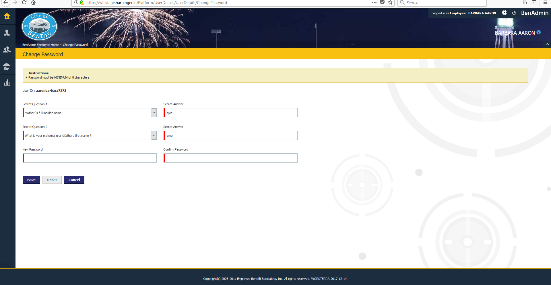 Wt 12818 Lb Forgot Password Security Question Not Shown Properly Workterra Jira